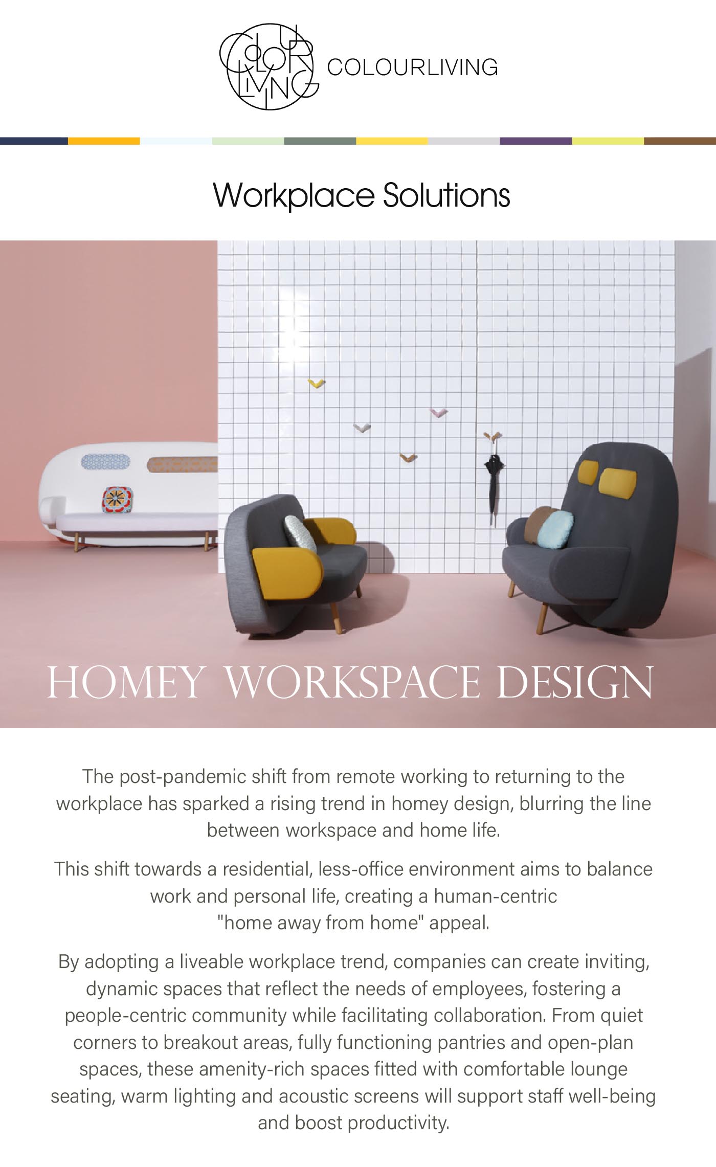 COLOURLIVING | Workplace Solutions | Homey Workplace Design